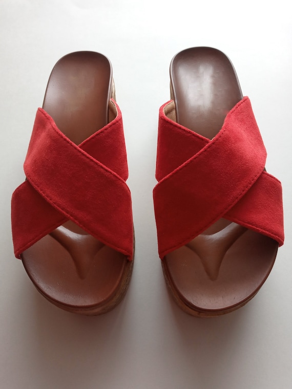 Slide in Sandal New Red Color pick Your Color and - Etsy UK