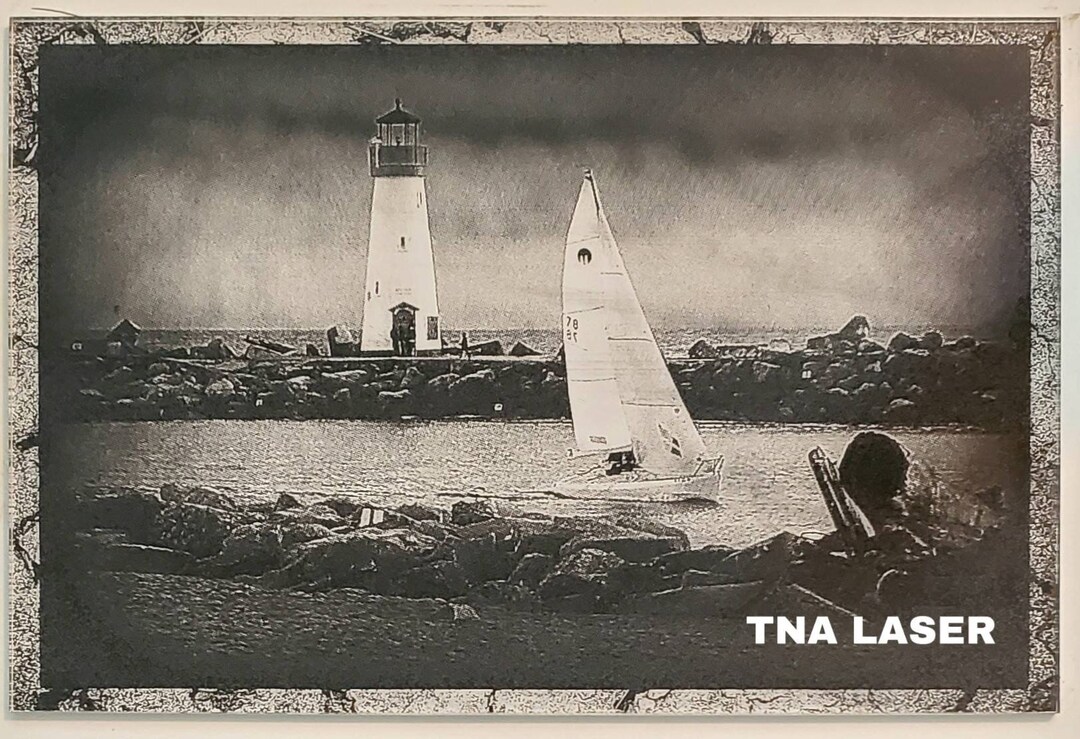 Glowforge Digital Laser Ready Design File - Lighthouse Painted ...