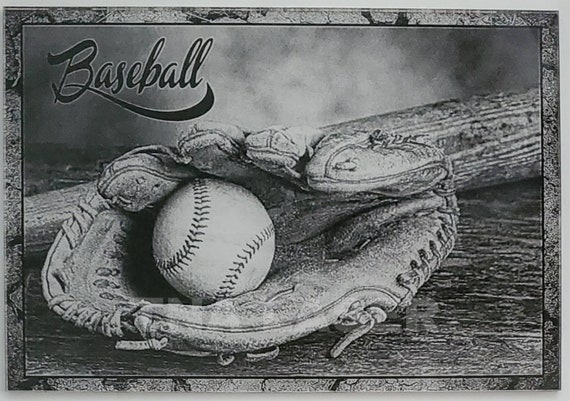 Glowforge Digital Laser Ready Design File Baseball Painted - Etsy