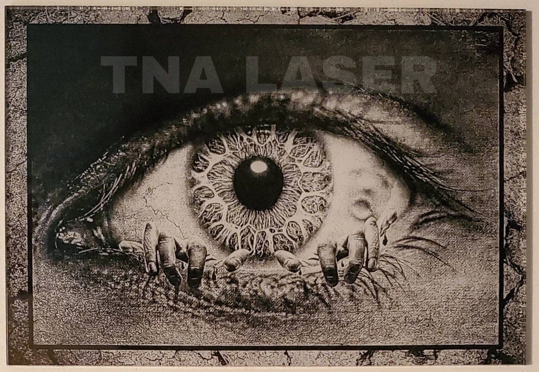 Glowforge Digital Laser Ready Design File - Evil Eye Painted Acrylic ...