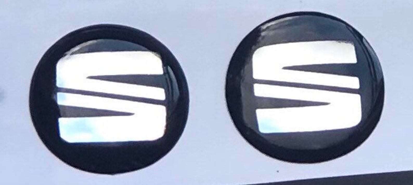 4pcs Seat Logo Sticker Badge Emblem 14mm Car Key Emblem - Etsy