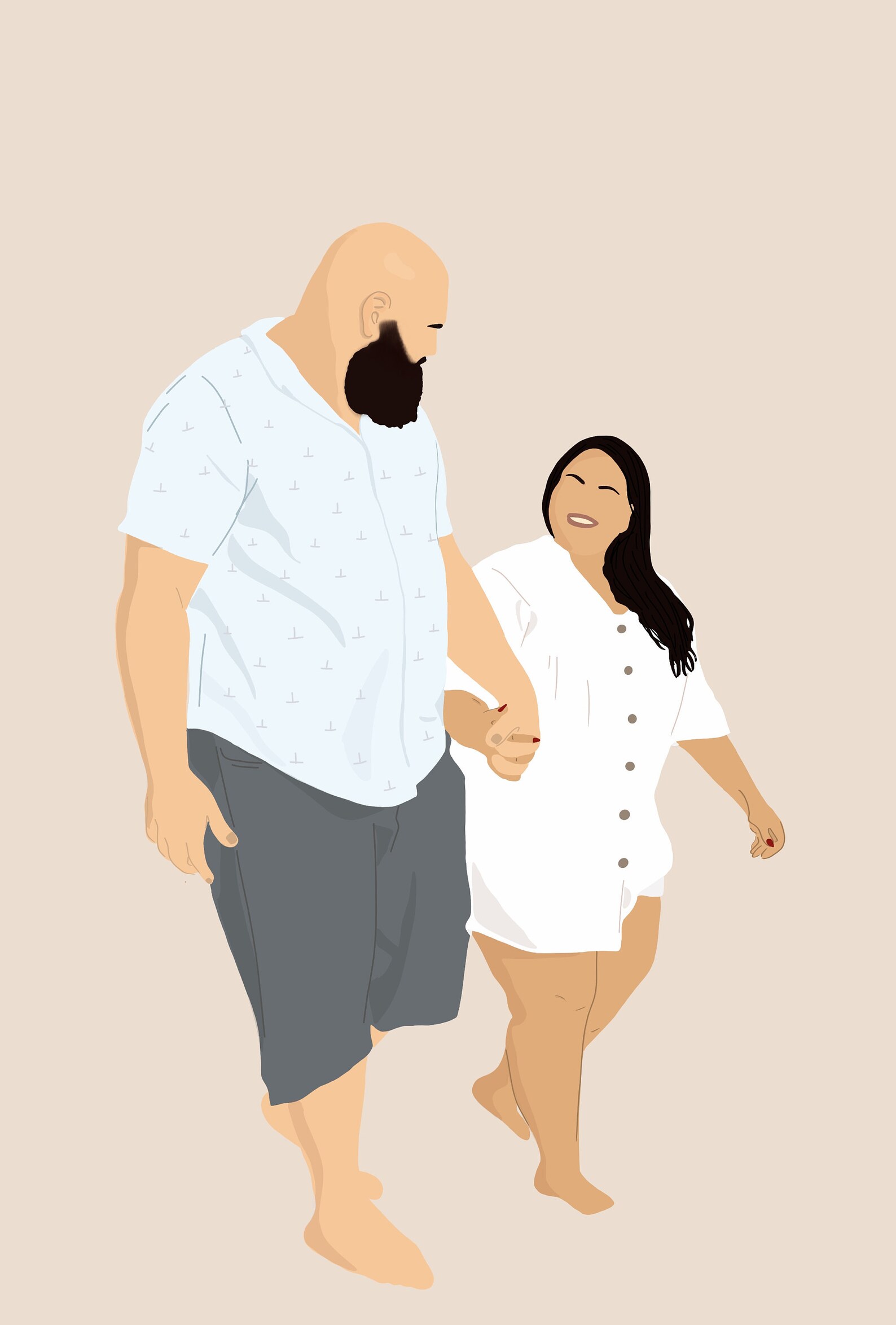 Custom Digital Illustration - Etsy