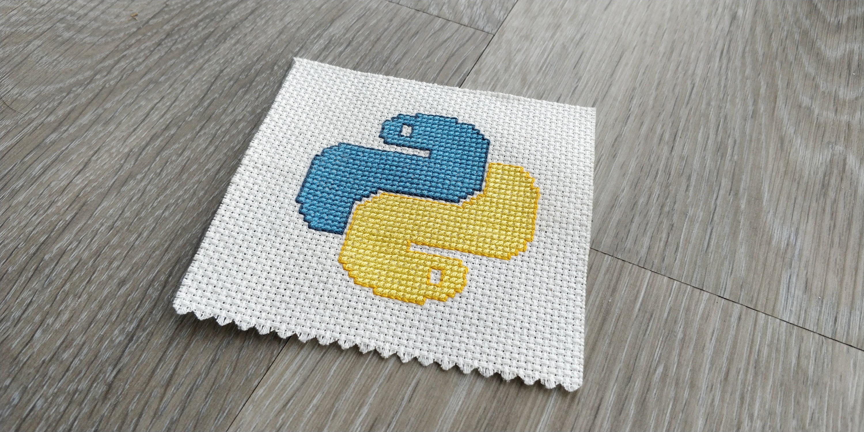 Python Logo Cross Stitch Pattern PDF - Etsy