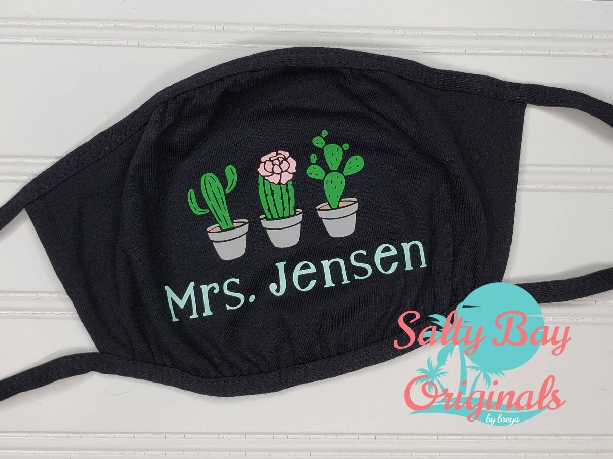 Custom Cactus Mask - Etsy