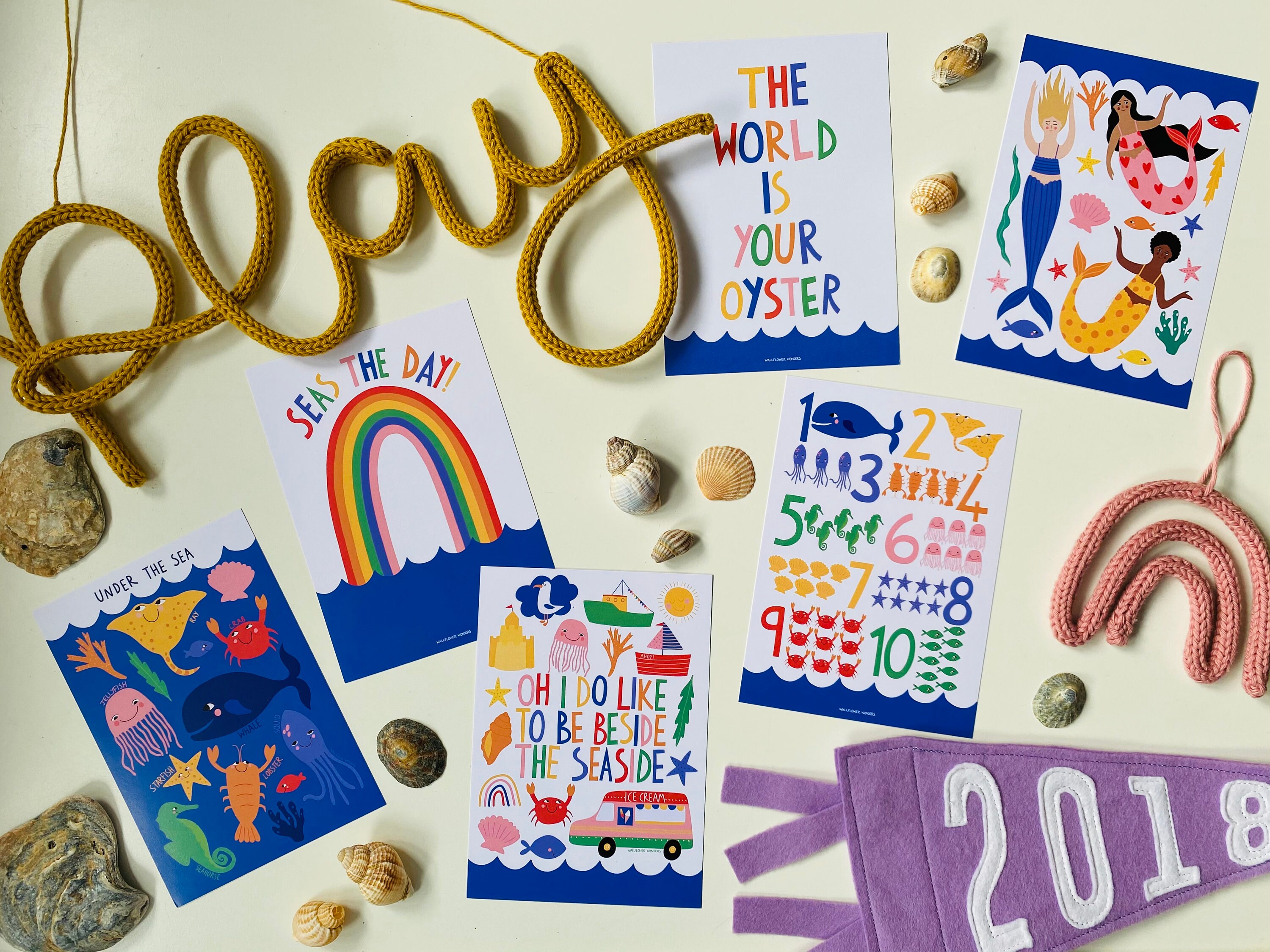 Numbers Print Under the Sea Numbers Print 1-10 Print | Etsy Australia