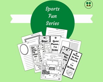 Coloring Bookmarks Sports - Etsy