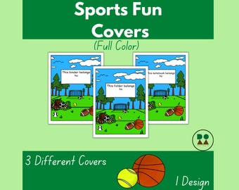 Sports Binder Covers - Etsy