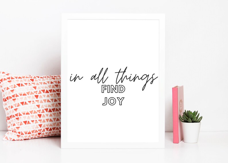 Find Joy / Printable Art / Digital Download - Etsy