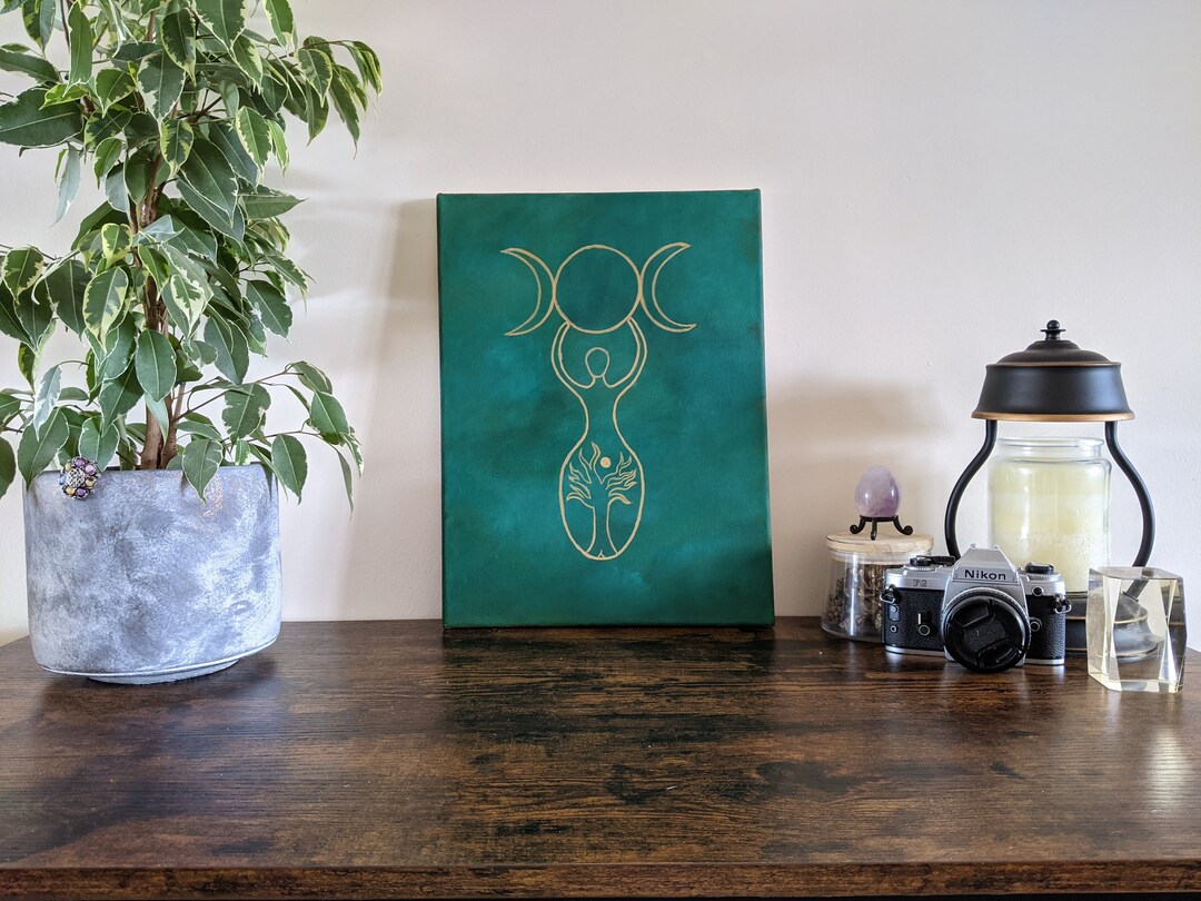 Fertility Goddess A3 Acrylic Painting - Etsy