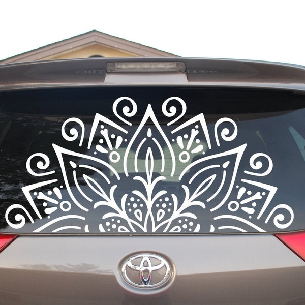 Car Decal Mandala - Etsy