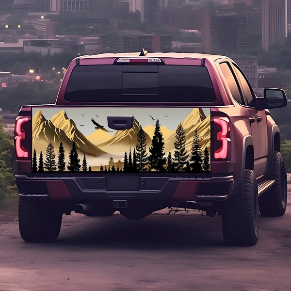 Tailgate Wrap Decal for Truck - Etsy