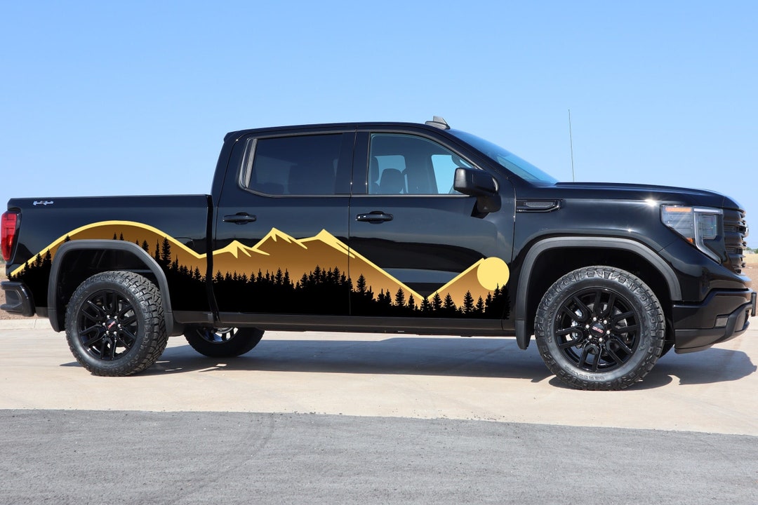 Forest and Mountain Car Livery, American Nature Side Body Large Decal ...