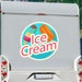 Ice Cream Decal for Food Truck - Trailer Art Decor - Ice Cream Truck ...