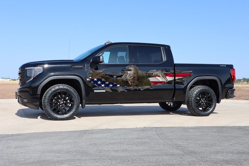 Big Car Decal - Side Decal Body 4x4 - Large Vinyl Wrap for Truck RV ...