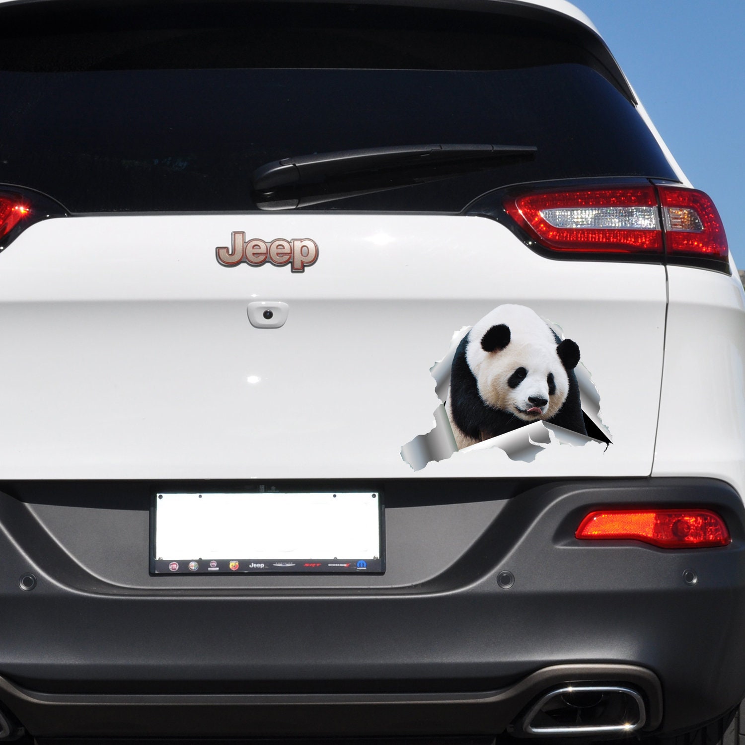 Giant Panda Decal Car Bamboo Bear Vinyl Sticker Car | Etsy