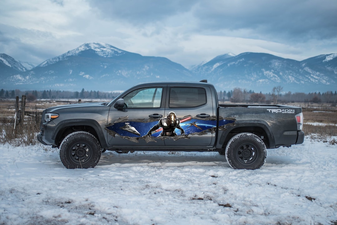 Side Body Car Decal With Space Ships - Side Decal Body 4x4 - Large ...