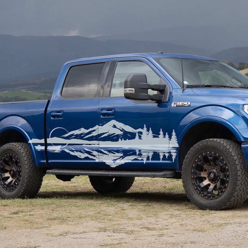 Mountain Car Body Side Decal, American Forest Nature Body Livery for ...