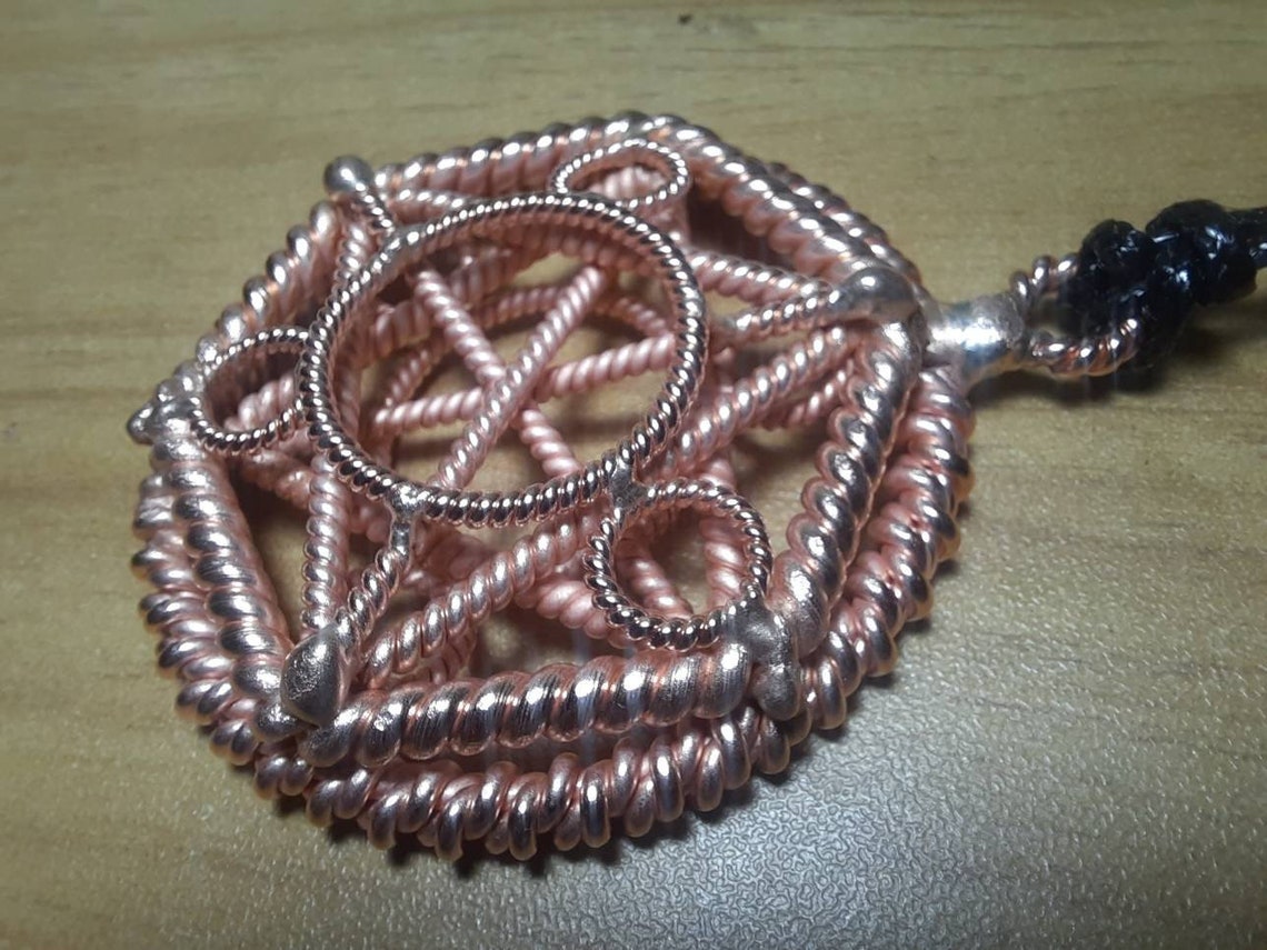 Metatron Cube Tensor Ring Generator Pendant - Etsy