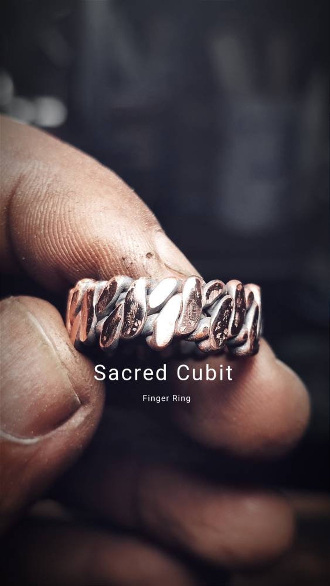 Tensor Finger Ring (sacred Cubit) - Etsy
