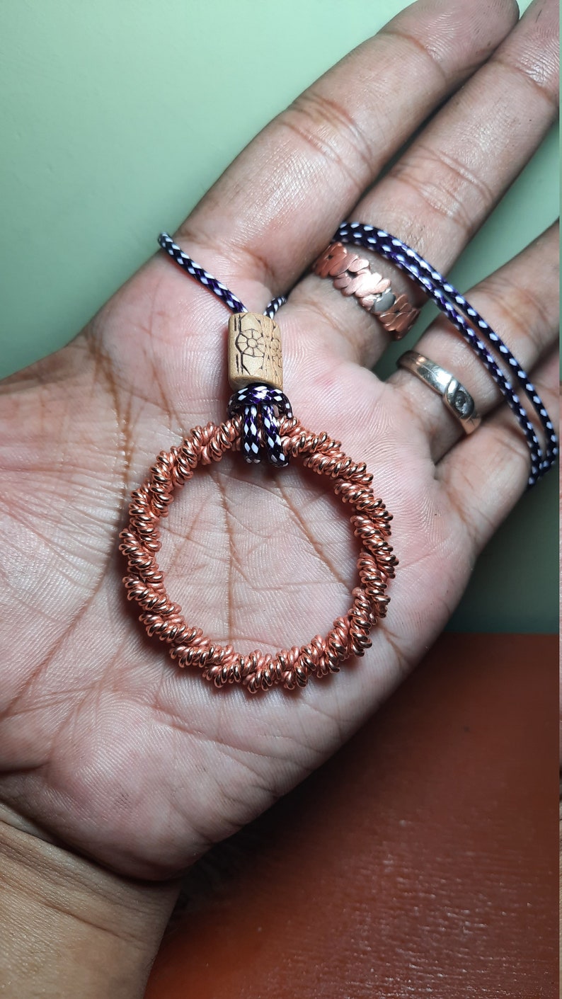 Tensor Ring Pendant energy Cubit 764 Mhz - Etsy