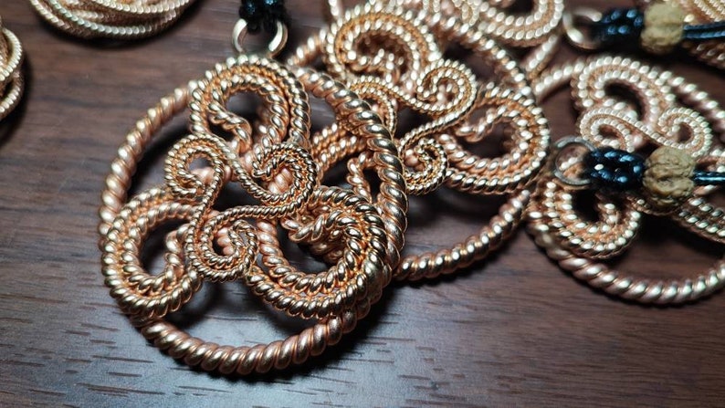 Tensor Ring Double Heddeka Pendant sacred & Lost Cubit - Etsy