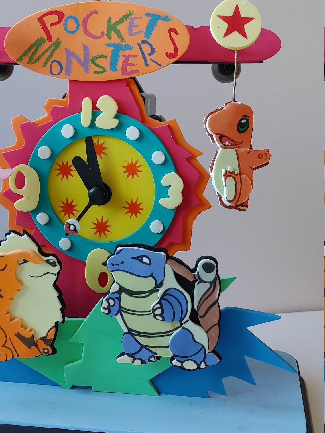 Pokemon Pendulum Clock Table Clock Vintage Ultra Rare Japanese - Etsy