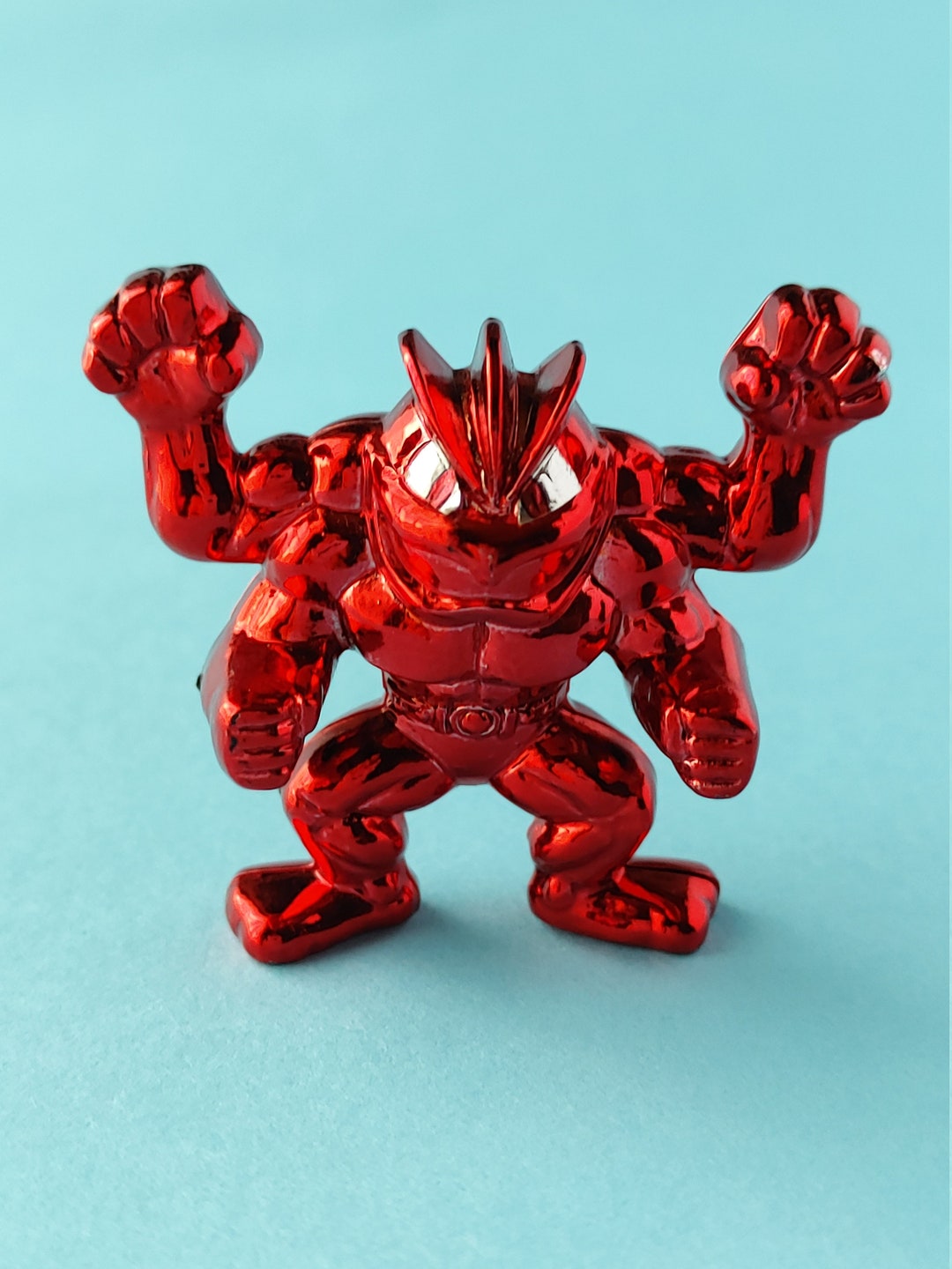 Machamp No068 Pokemon Mini Figure Metallic Paint Very Rare Japanese ...