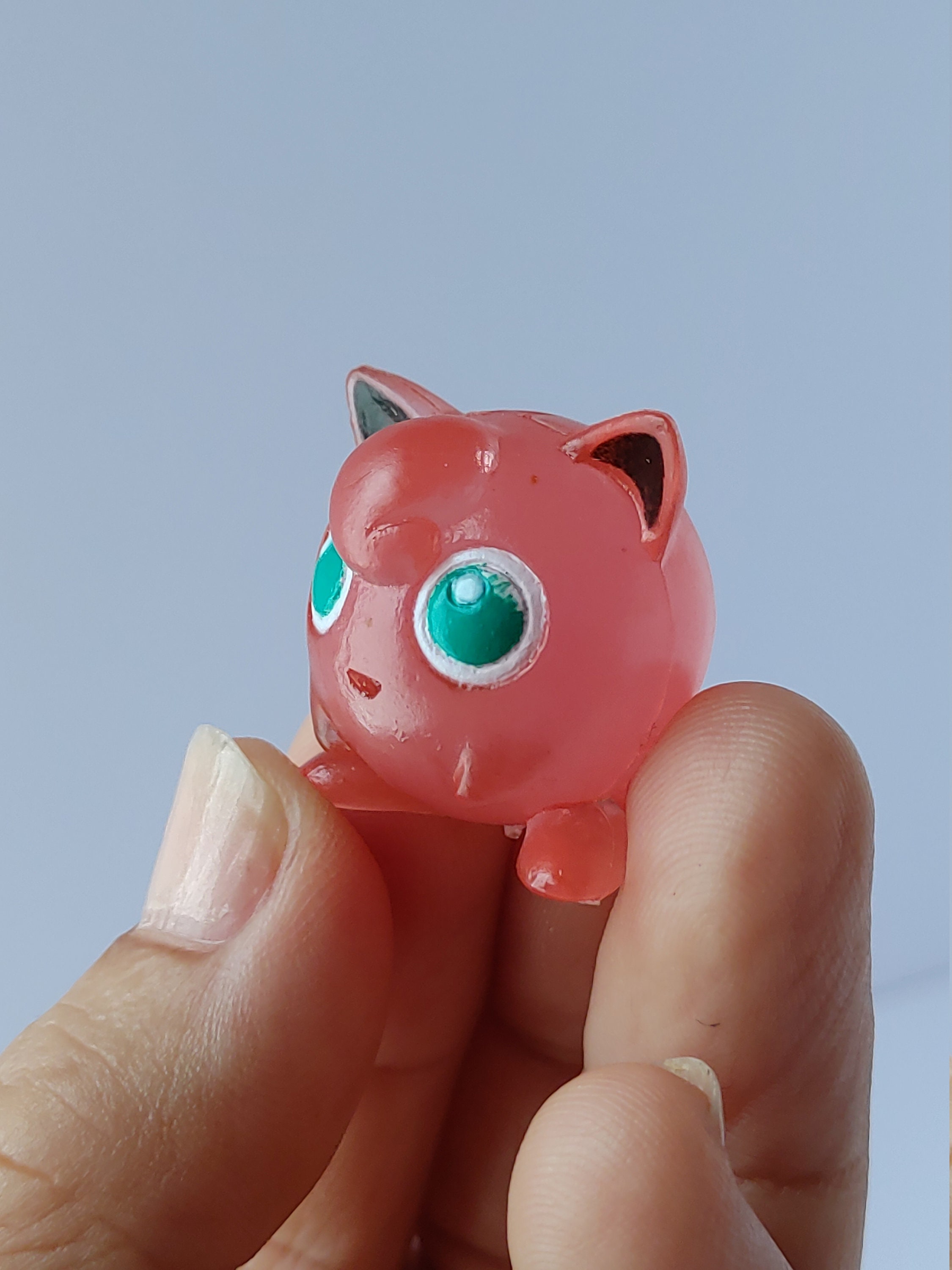 Jigglypuff No039 Pokemon Mini Figure Clear Type Very Rare Kawaii ...