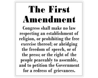 First Amendment - Etsy