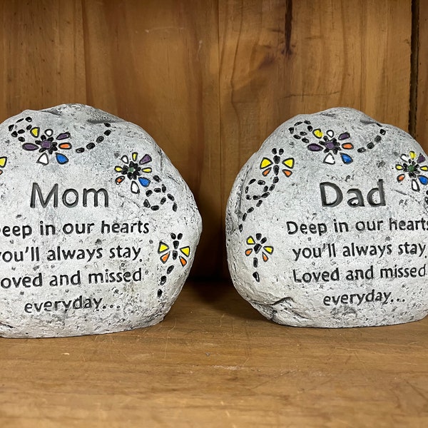 Memorial Stone for Dad - Etsy