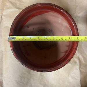 9" Glazed Ceramic Planter/pot Handmade Honeycomb Style 9 Inch With ...