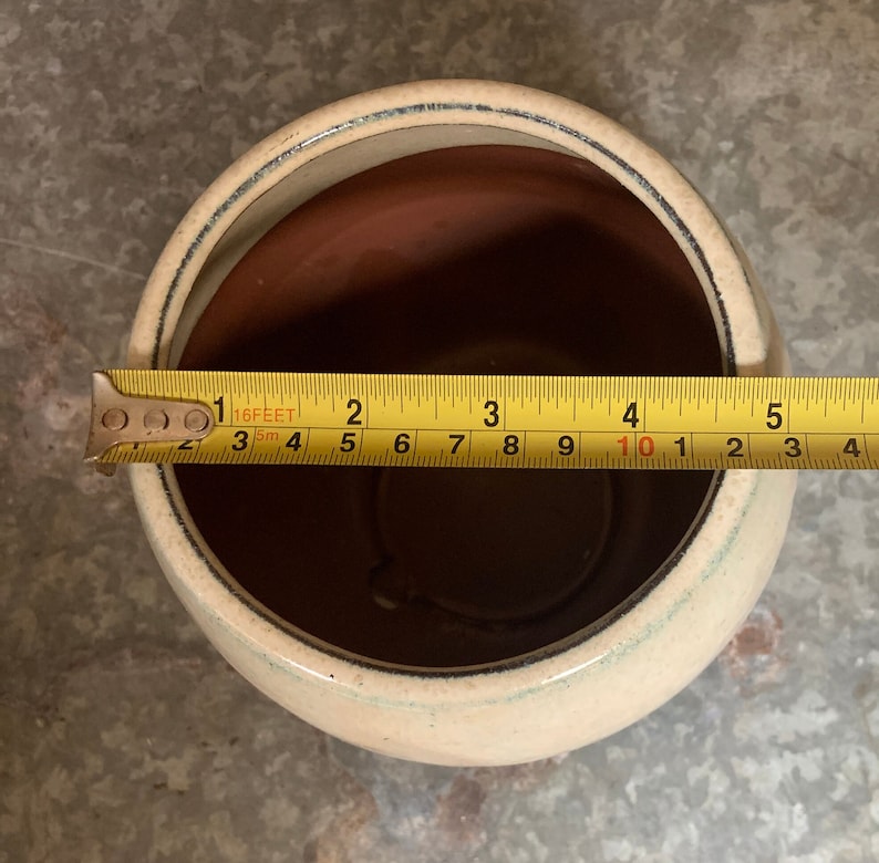 6" Ceramic Planter/pot Handmade Minimalist Style 6 Inch With Drainage ...