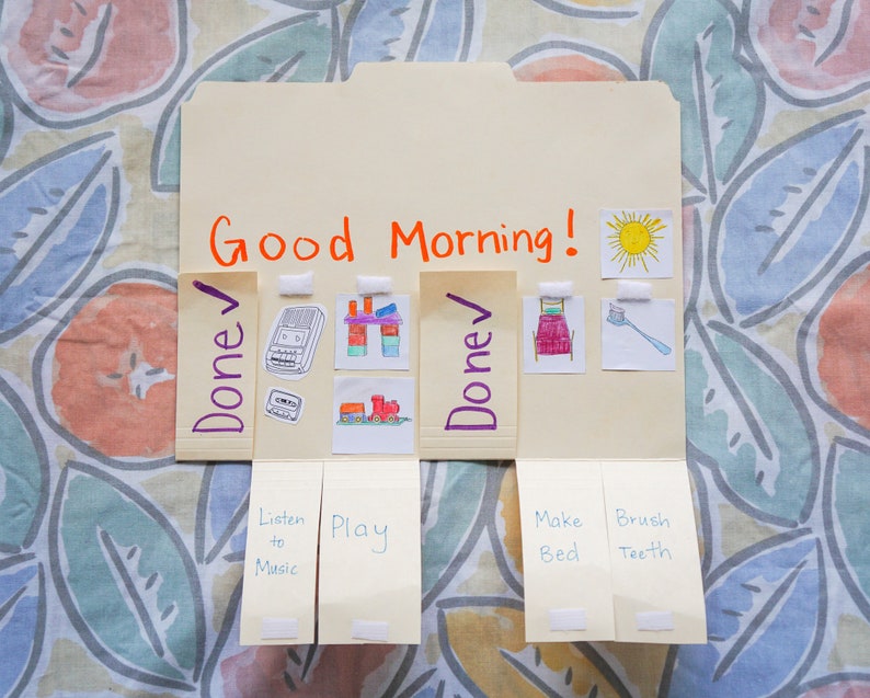 VISUAL SCHEDULE BUNDLE, Printable, Toddler Preschool Kids Homeschool ...