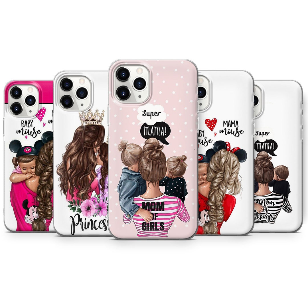 Super Mom Phone Case Mother iPhone Cover Fit for iPhone 15 Pro Max, 14 ...