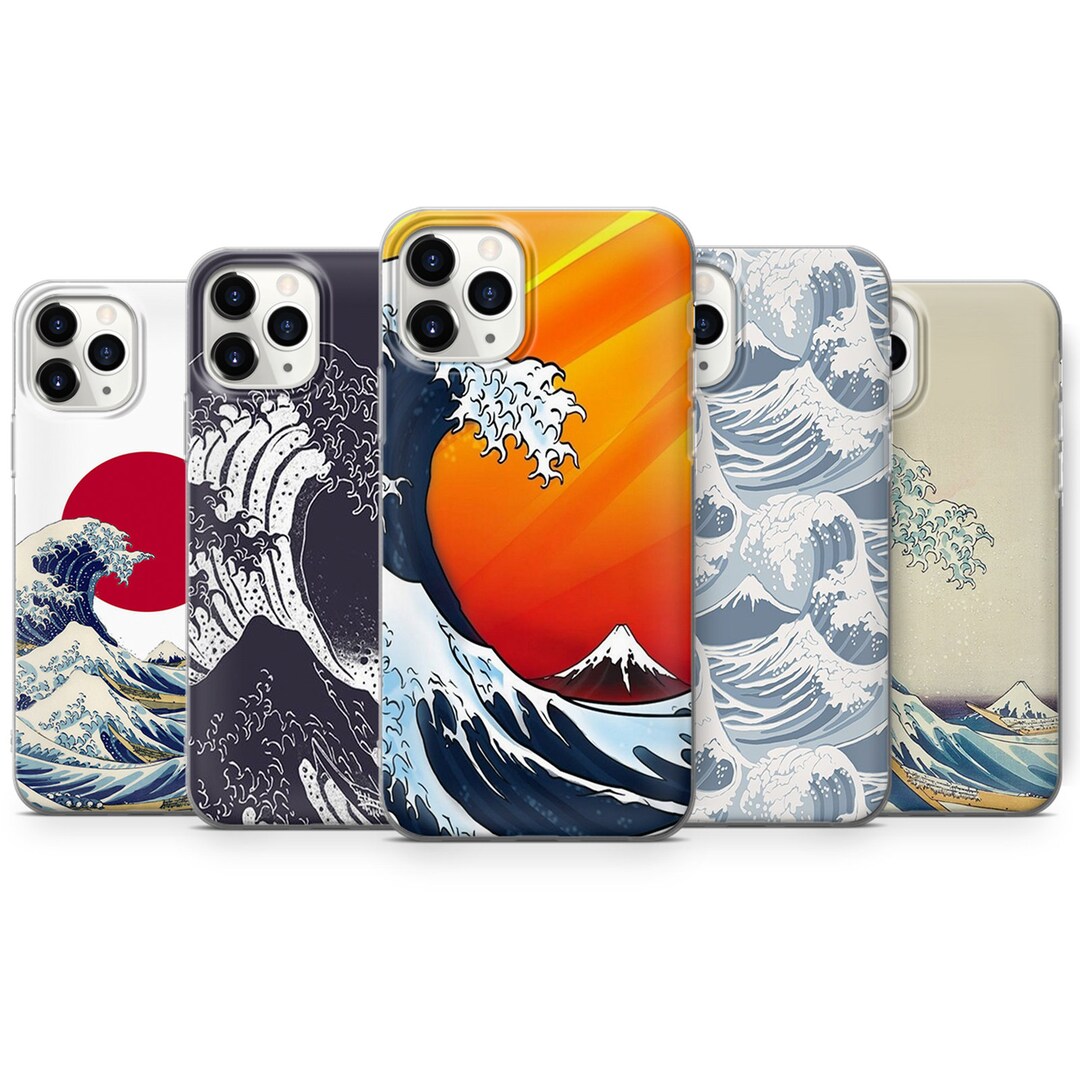 Japanese Wave Phone Case Kanagawa iPhone Cover Fit for iPhone - Etsy