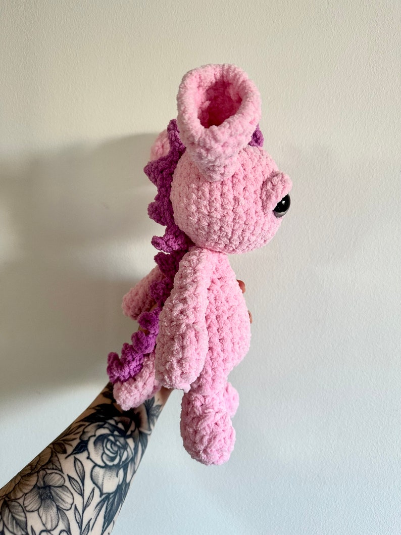 Pink Monster Plushie/ Imp Inspired Amigurumi - Etsy