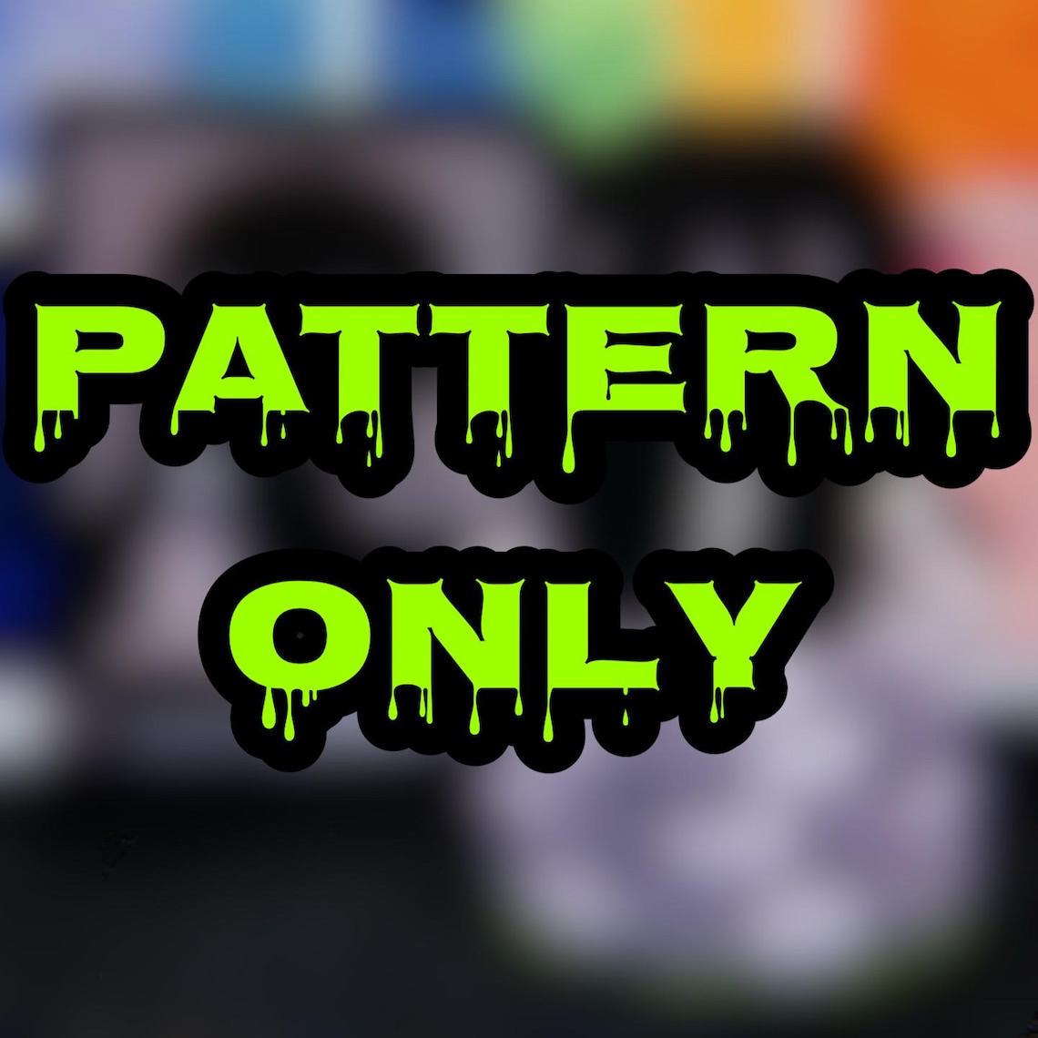 Cursed Static Spirit | Pattern Only - Etsy