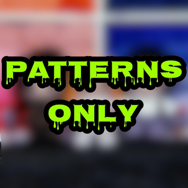 Gothic Creatures Patterns - Etsy
