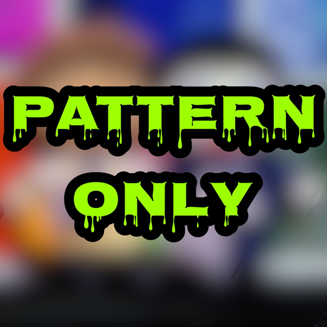 Masked Butcher | Pattern Only - Etsy