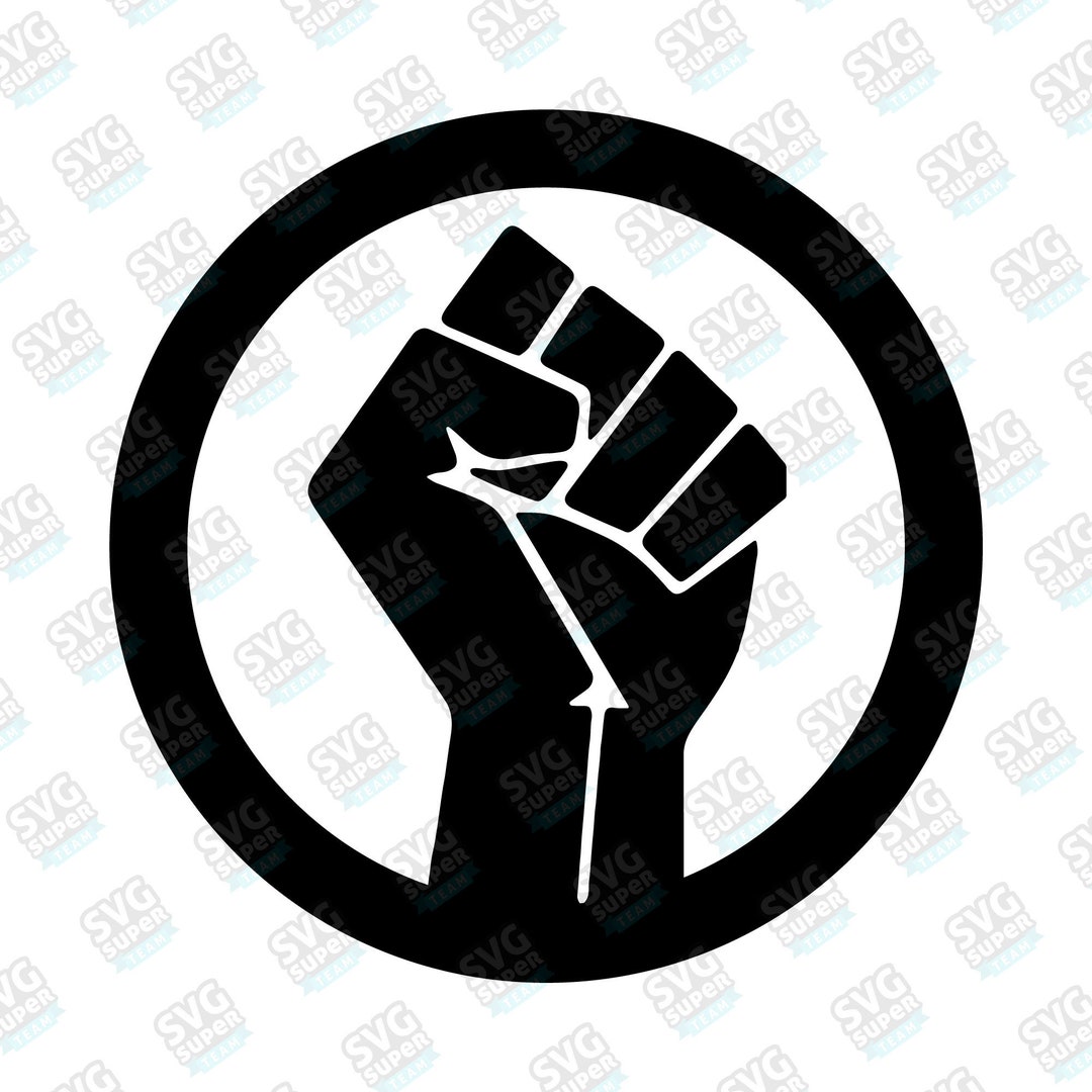 Raised Fist Svg, Black Lives Matter Svg Digital Download, Blm Svg, Png ...