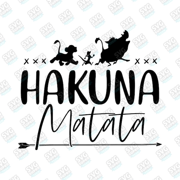 Hakuna matata font - Etsy Italia