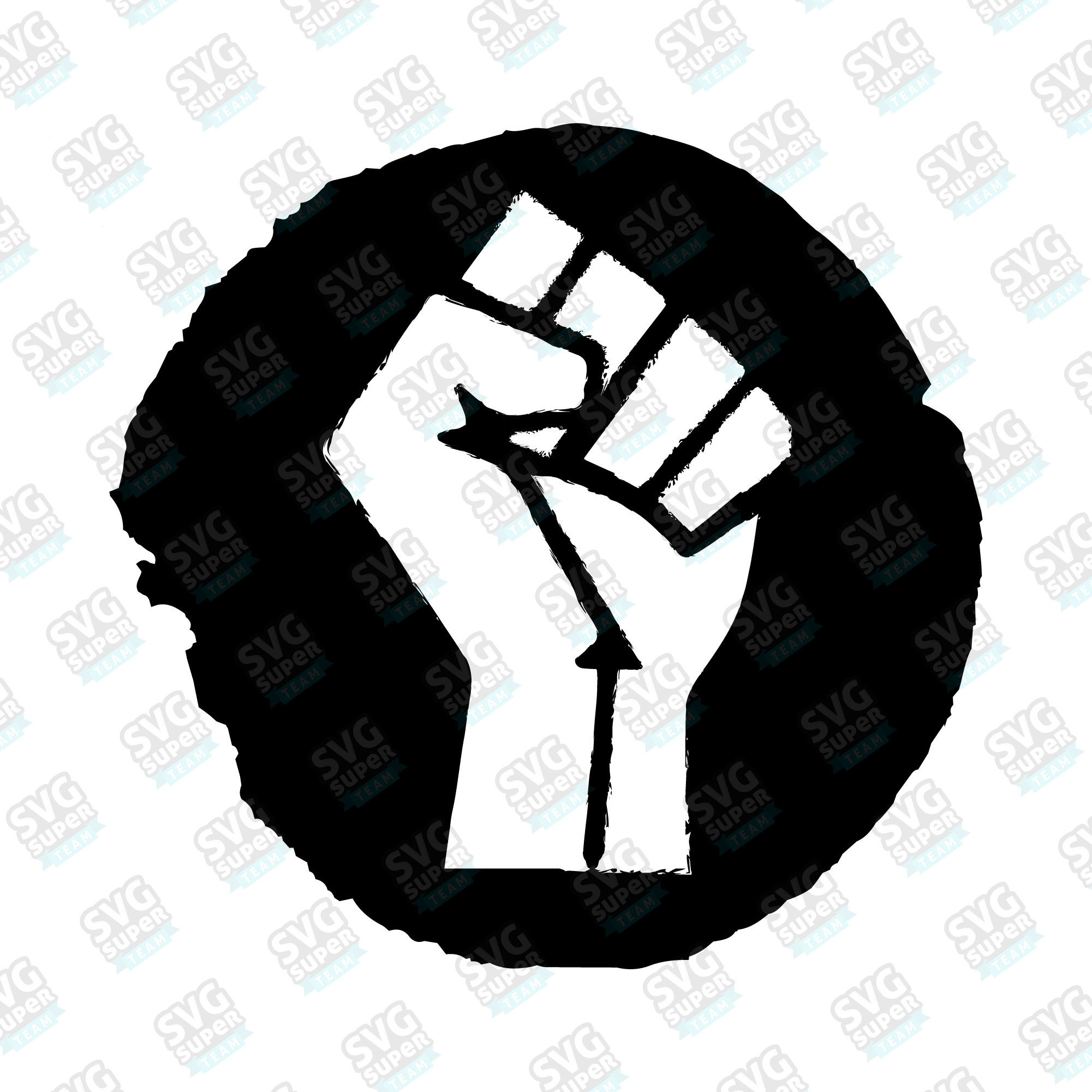 Raised Fist Svg, Black Lives Matter Svg Digital Download, Blm Svg, Png ...