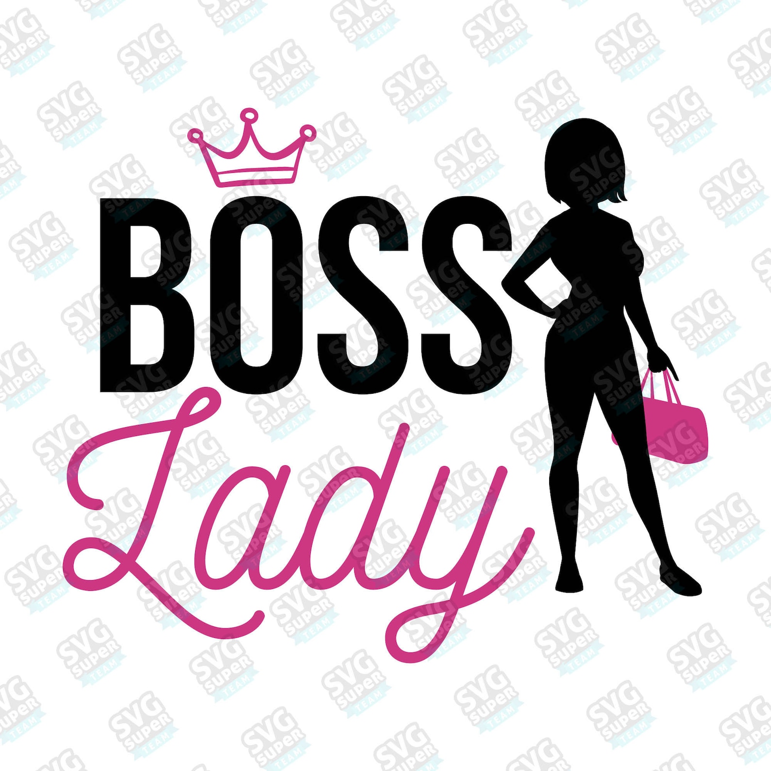 Boss Lady SVG, Digital File, Download File for Cricut, Mom Boss Svg ...