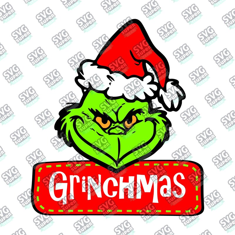 Grinch Mask Svg - Etsy