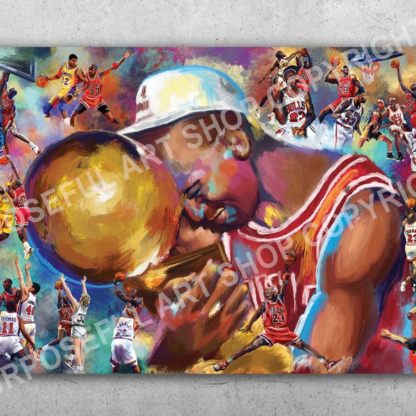 Michael Jordan Art - Etsy