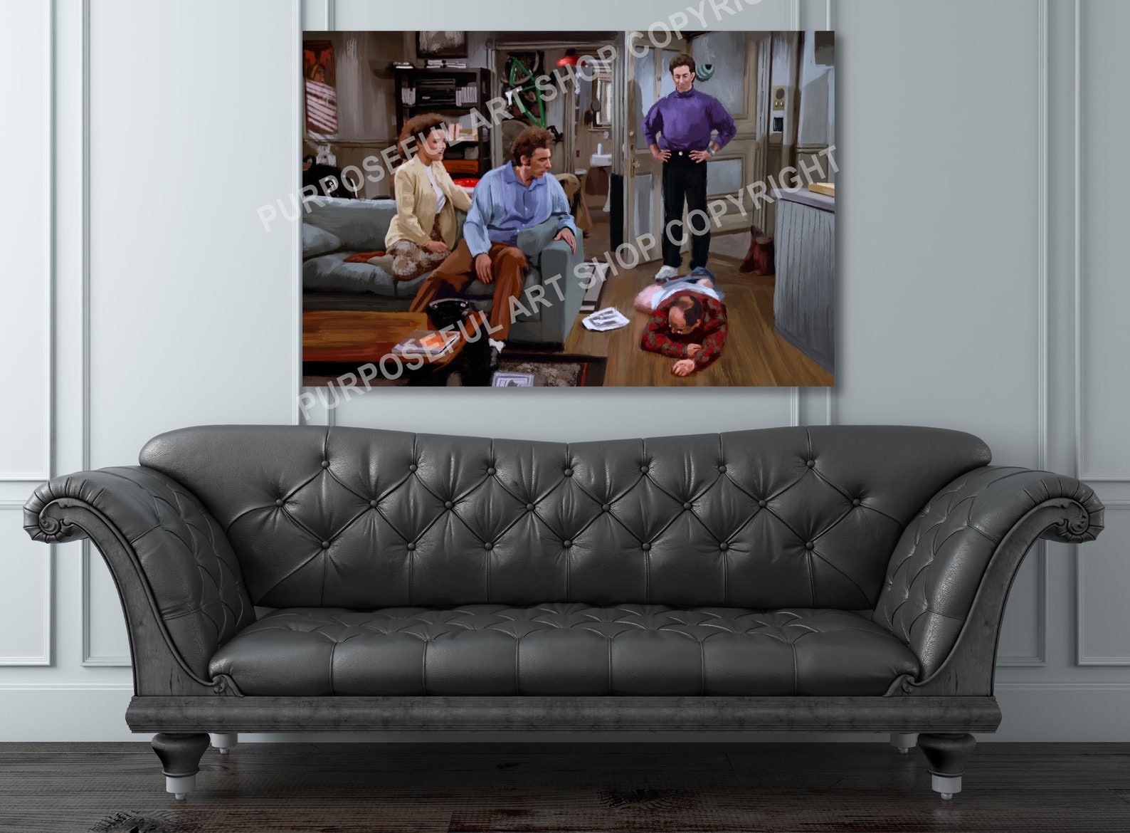 Seinfeld Art Canvas "and You Want to Be My Latex Salesman?!" - Etsy