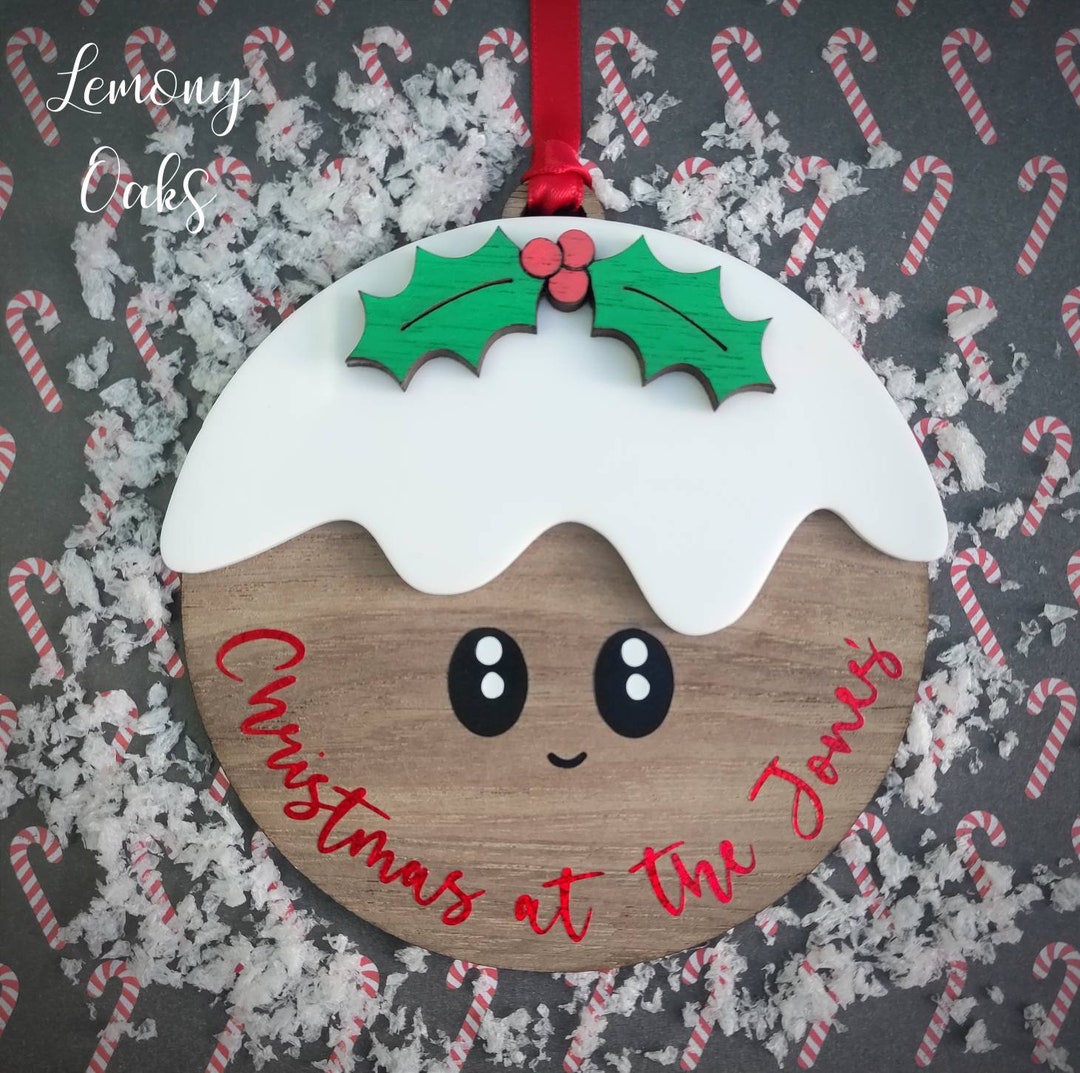 Christmas Pudding Decoration Christmas Pudding Hanging Bauble ...