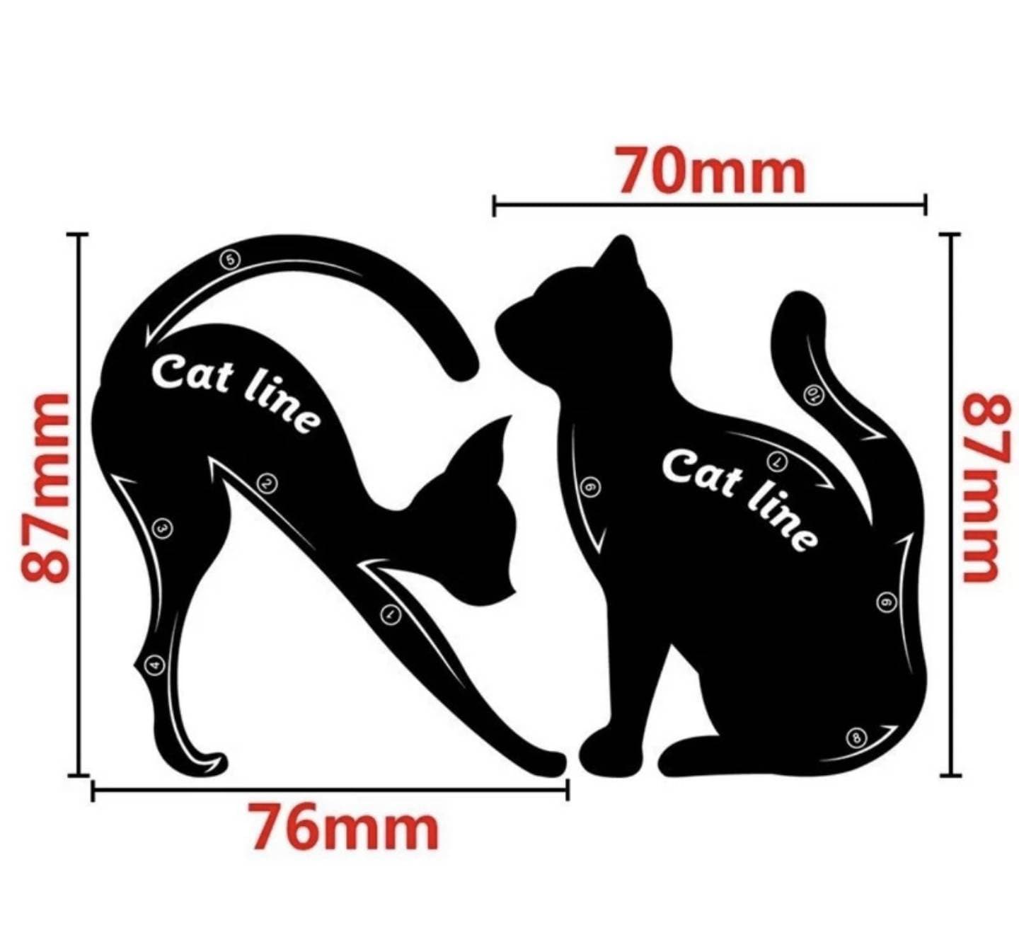 Cat Eye Stencil and Eyeshadow Tracer - Etsy