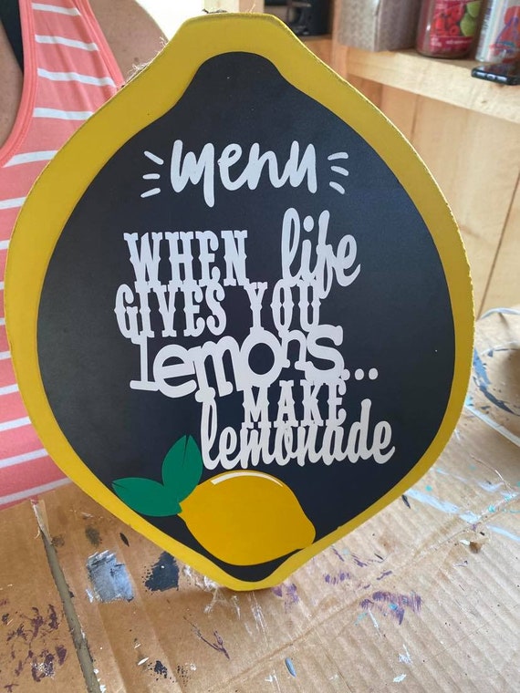 When Life Gives You Lemons Chalkboard | Etsy