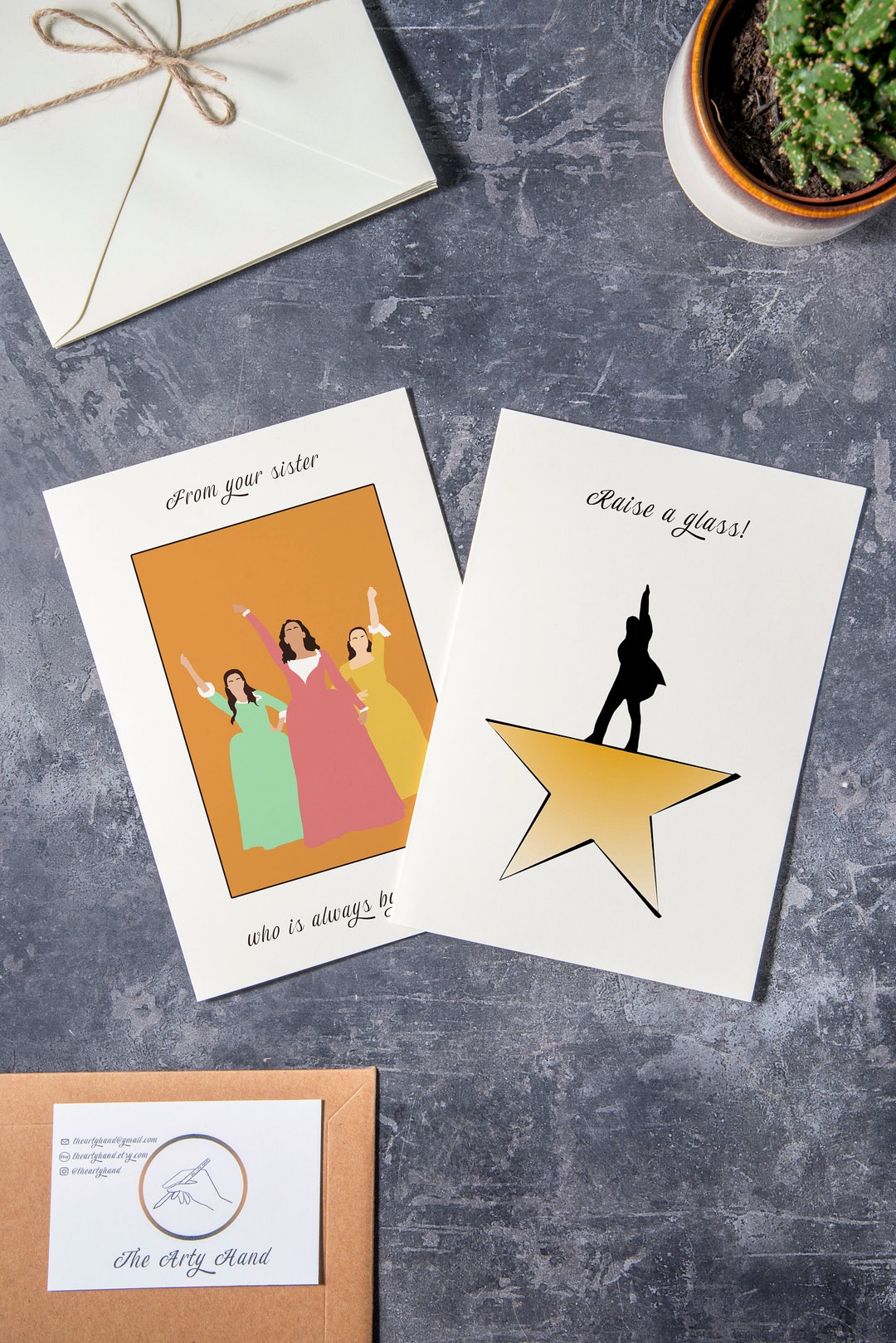Hamilton Musical Greeting Cards and Bookmarks | the Room Where It ...